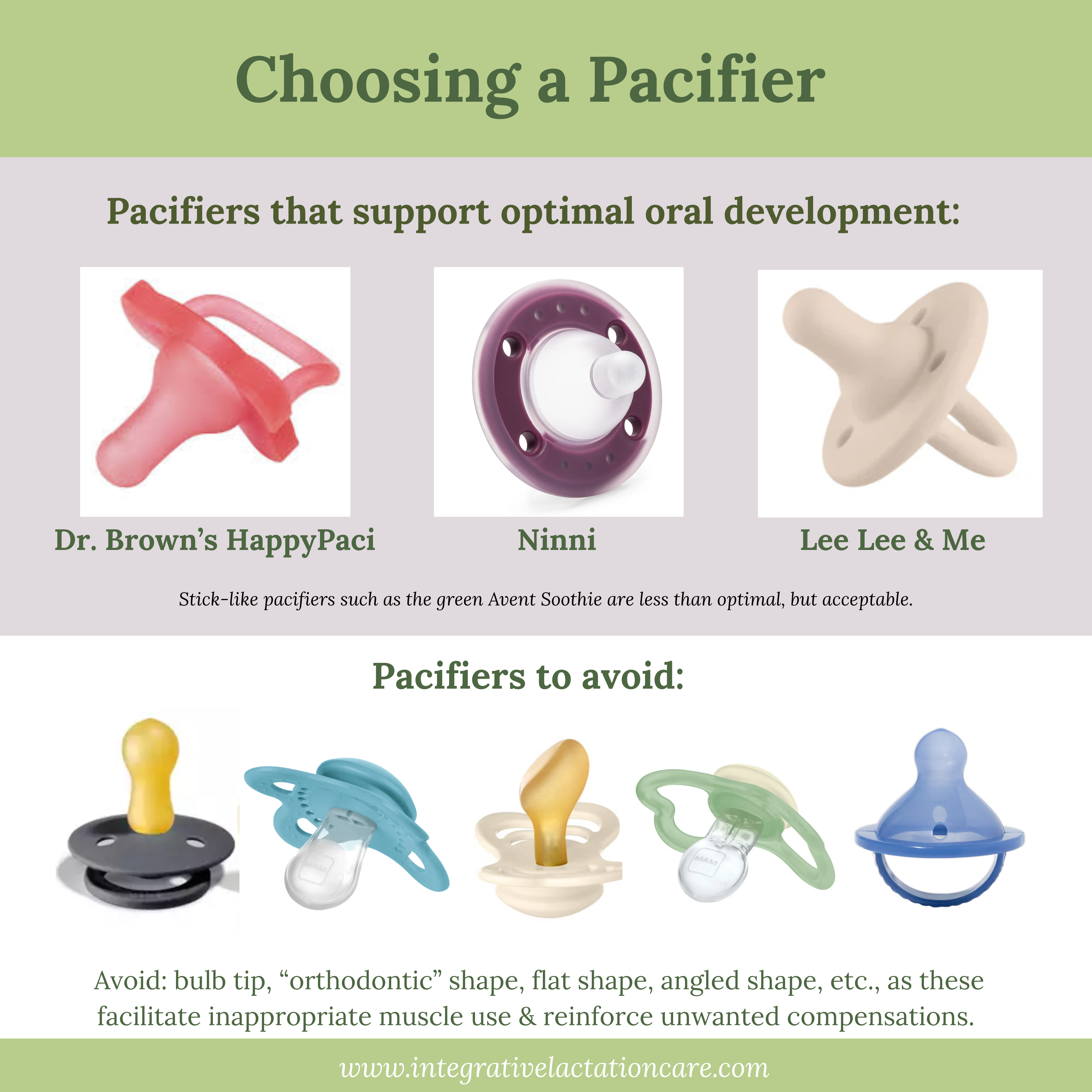 Navigating Pacifiers: Intention Matters – Integrative Lactation Care